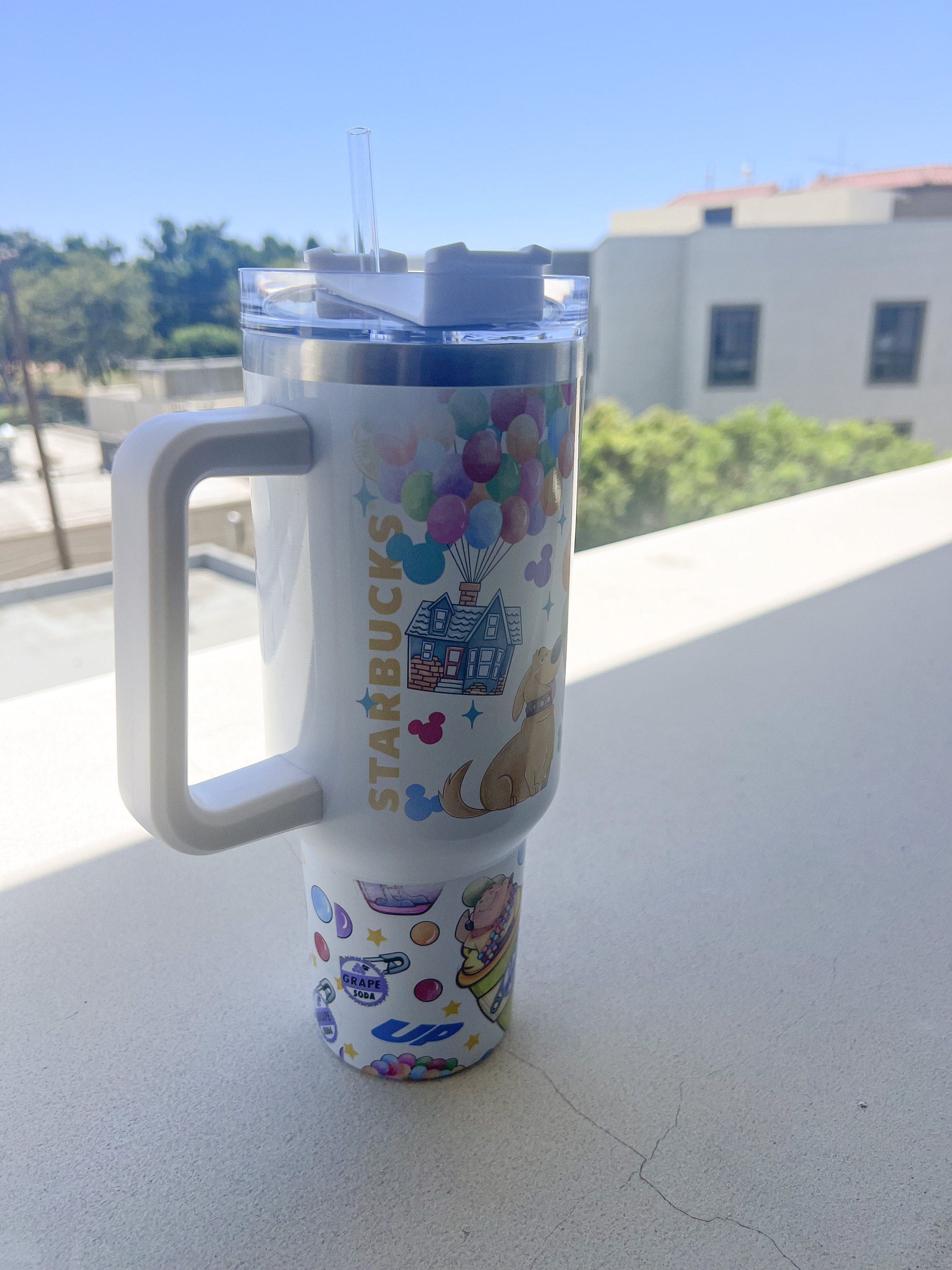 Balloon House| UP 40 Oz Tumbler | 40 Oz Tumbler| Travel Mug| Kawaii Mug ...