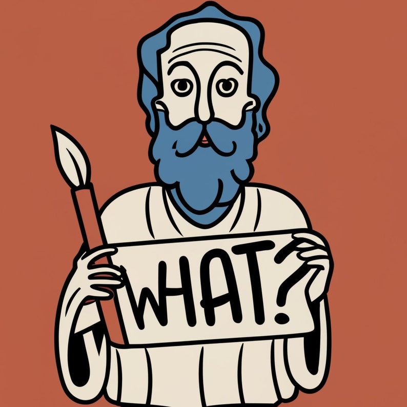 Ai Characters Holding Signs, AI Art for Your Website or Your Social ...