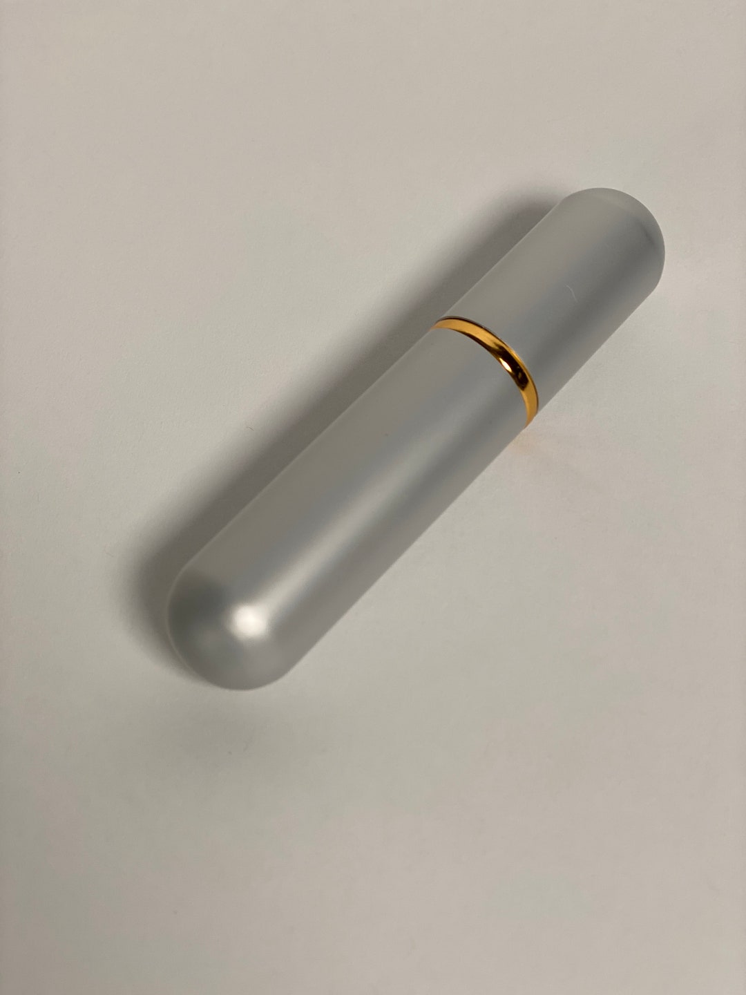 Empty Aluminum Metallic Inhaler Silver Round Bottom - Etsy