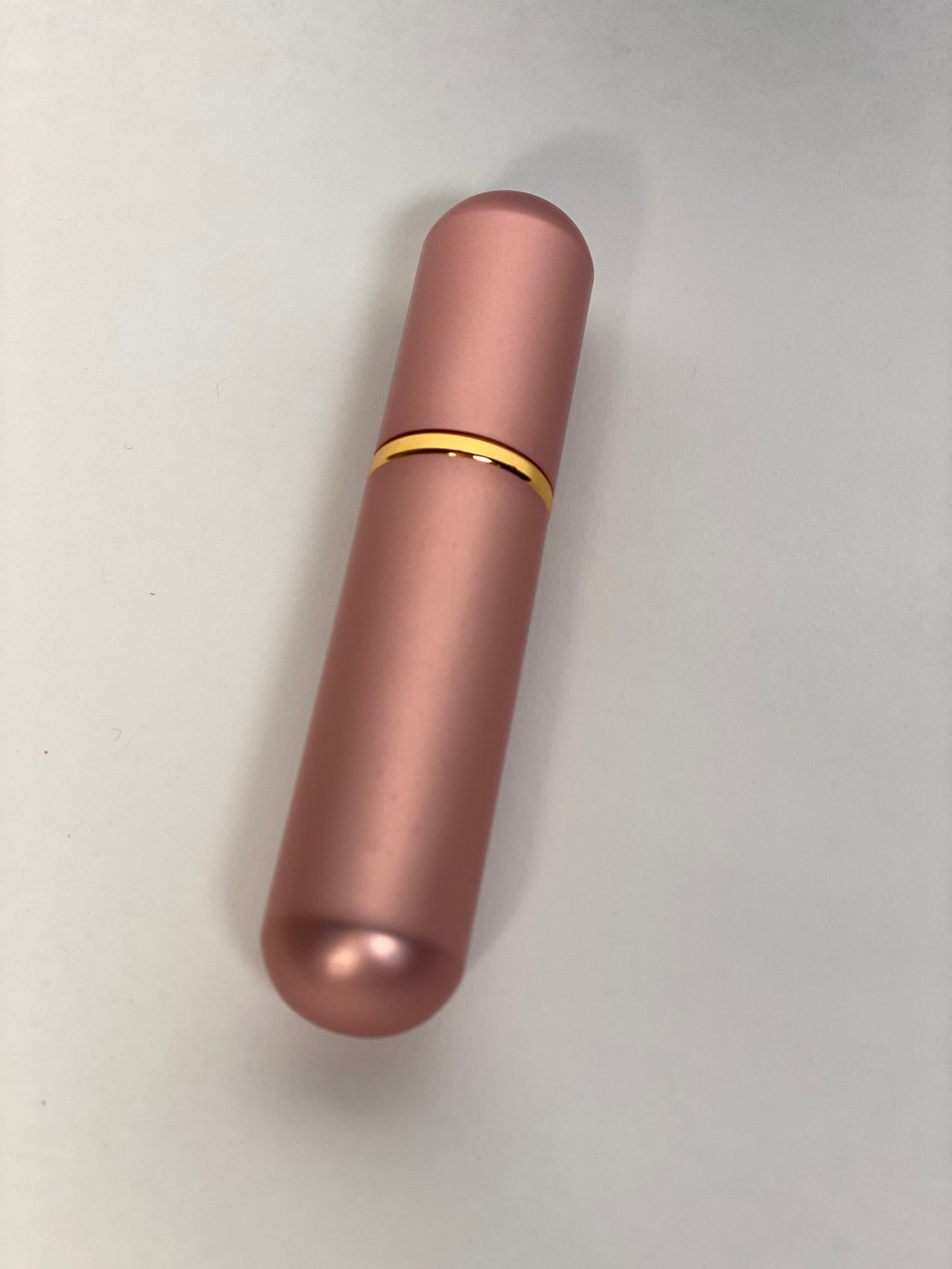 Empty Aluminum Metallic Inhaler Rose Gold Round Bottom - Etsy
