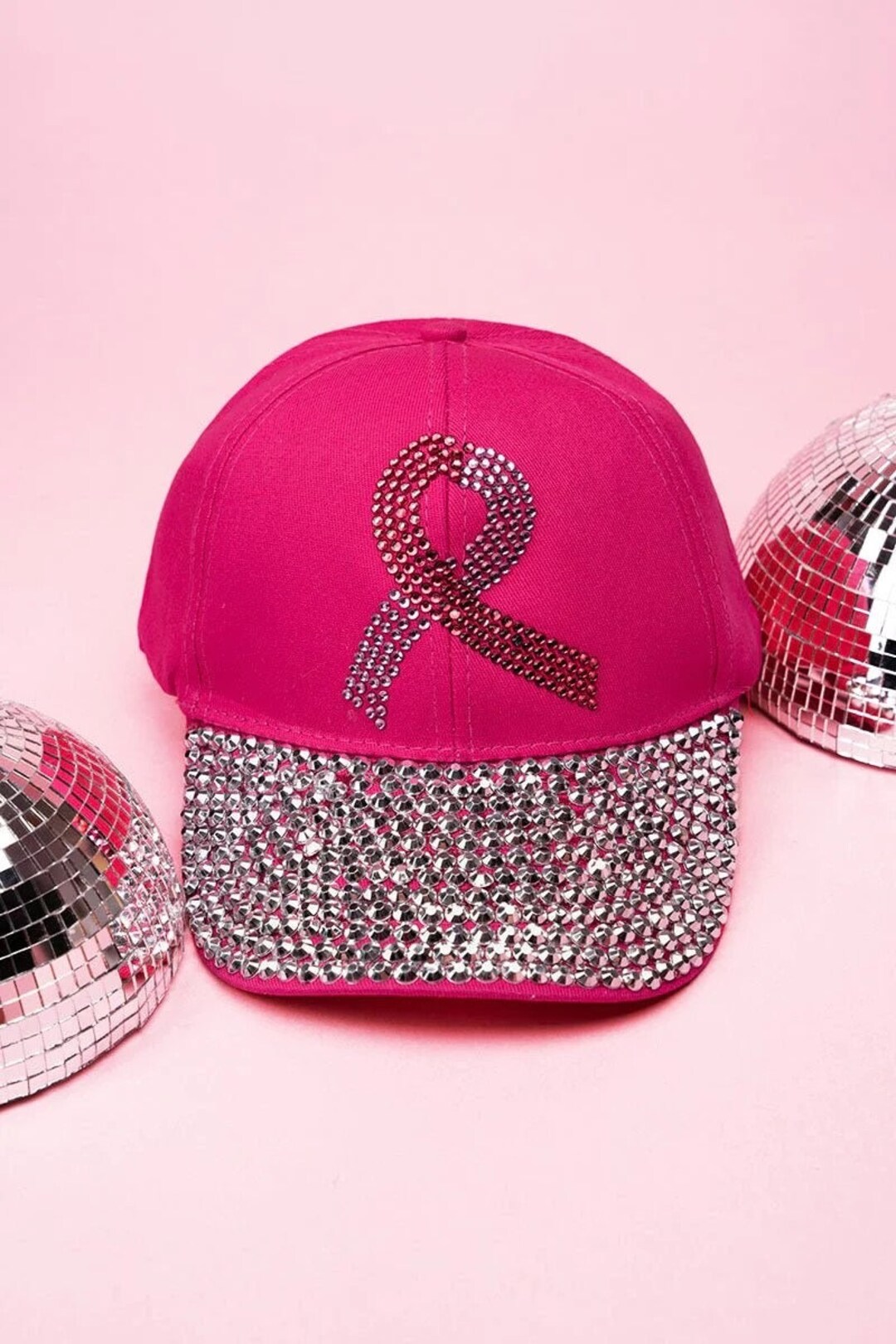 Hot Pink Ribbon Dazzle Hat - Etsy
