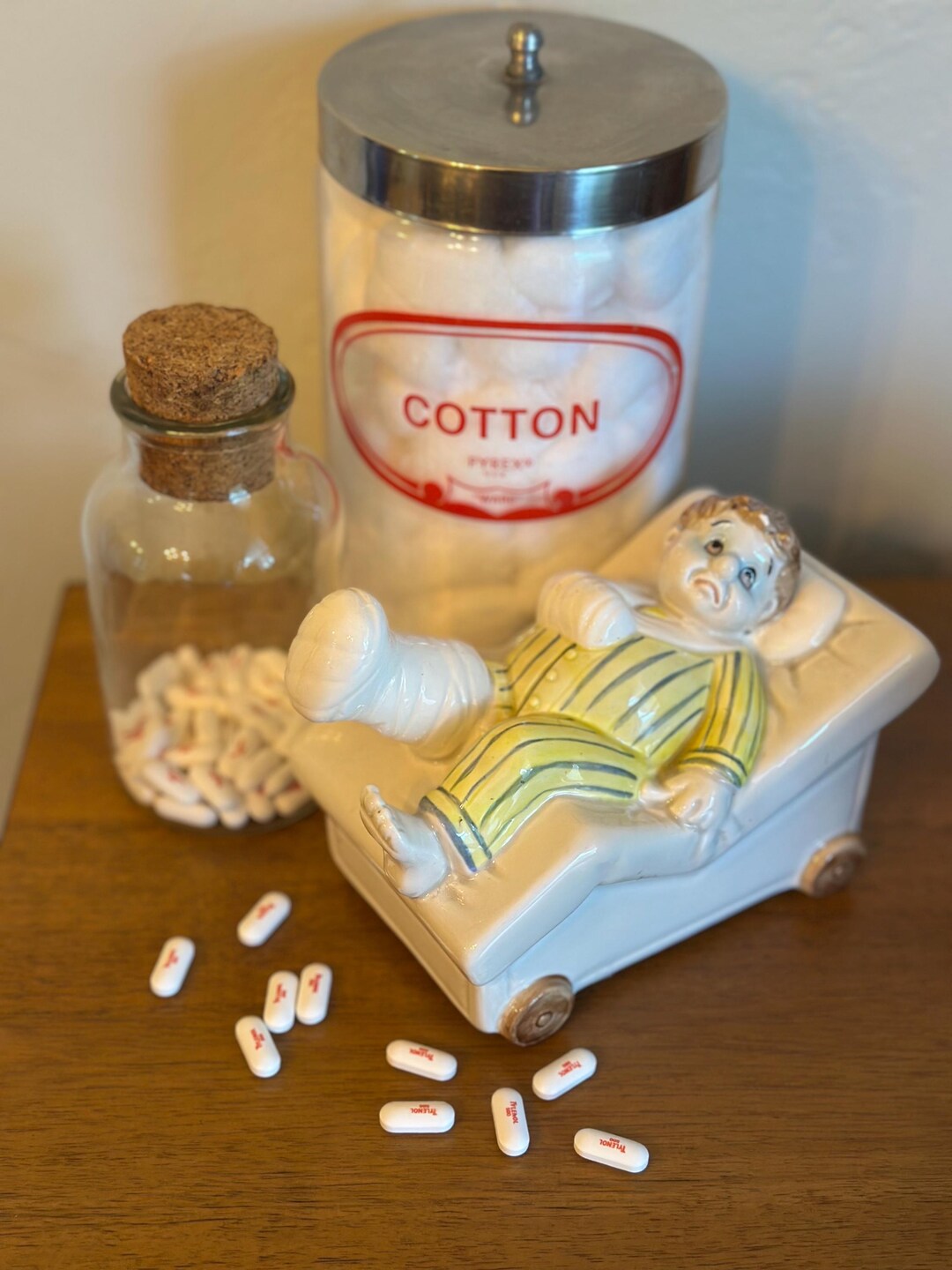 Vintage Get Well Poor Me Ceramic Trinket Box - Etsy