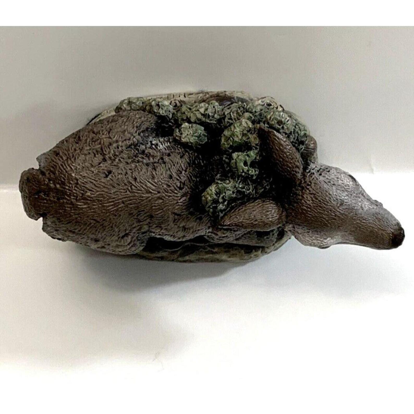 Cast Stone Fawn Baby Deer Laying Down Figure Realistic Eyes Studio 1995 ...