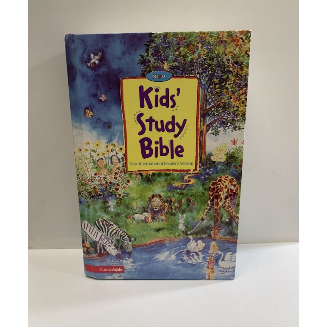 Kids Study Bible NIV Zonderkidz Hardcover Illustrated Ages 6 to 10 ...