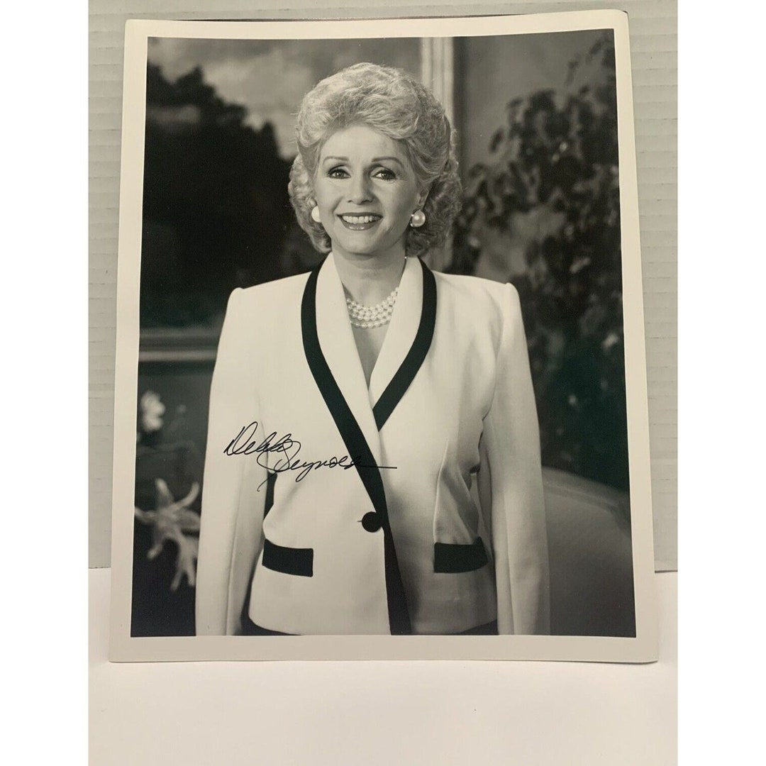 Debbie Reynolds Photo Signed Hollywood Movie Actor Memorabilia Plastic ...