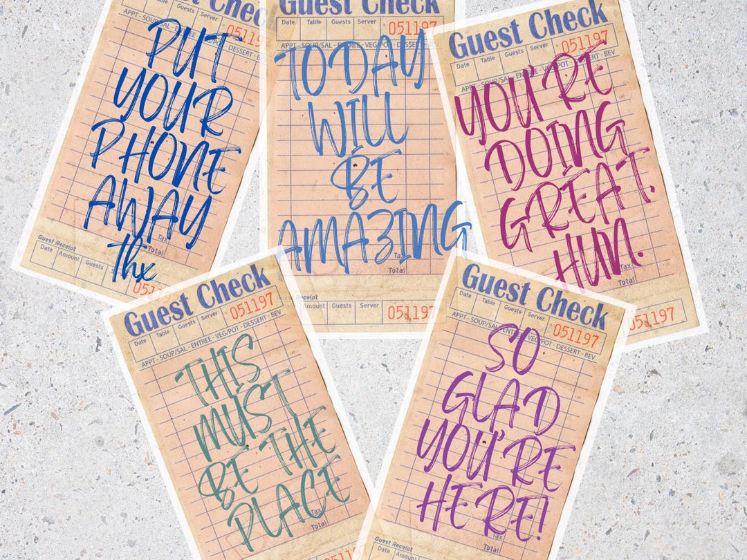Classroom Guest Check Posters (color) - Etsy