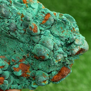 Malachite Crystal From Morocco - Freeform Cluster Shape, Natural and ...