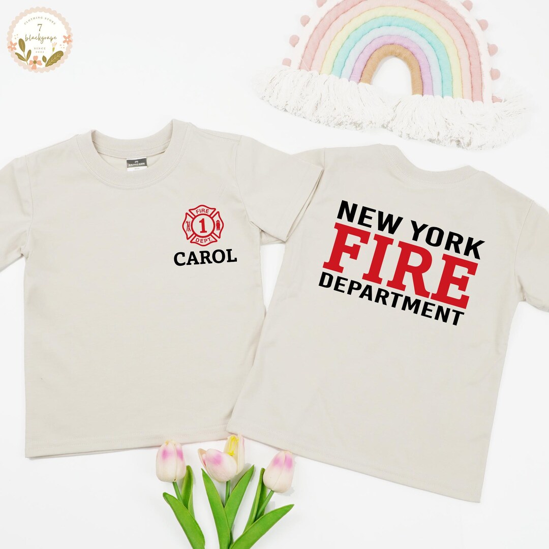 Customized New York Fire Department Toddler Tee, Sound the Alarm ...