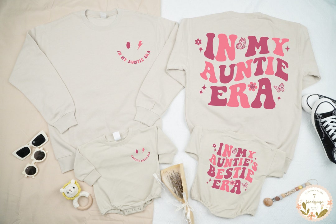 In My Auntie Era Matching Outfit, Auntie Matching Set, Auntie and Niece ...