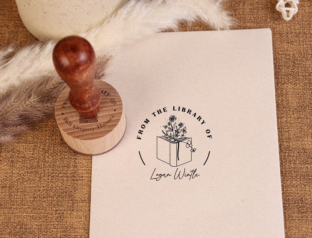 EX LIBRIS STAMP, Exlibris, Ex Libris Stamp, Exlibris Stamp, Exlibris Stamp for Books, Ex Libris ...