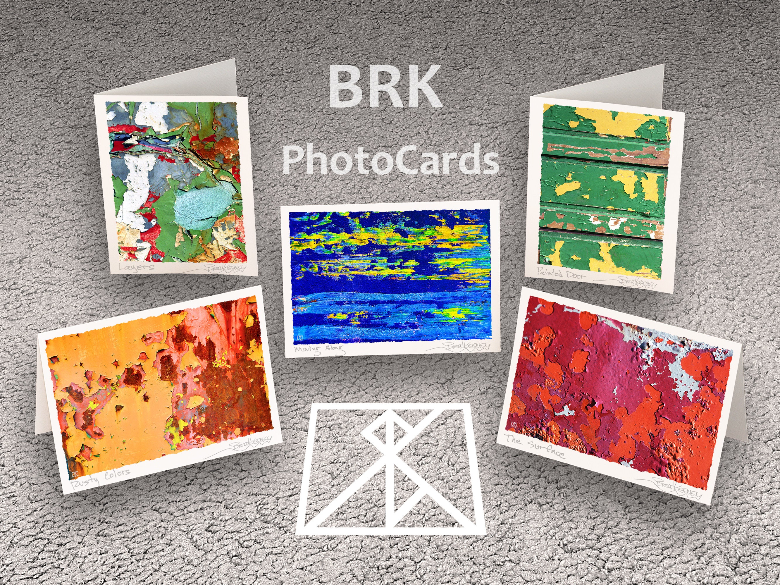 Blank Colorful Paint Cards - Etsy