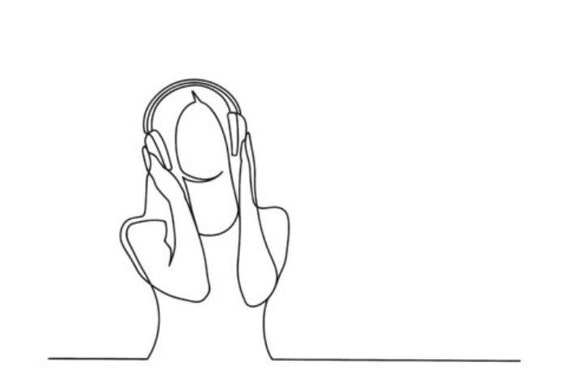 Continuous One Line Drawing of a Woman. Beautiful Woman With | Etsy