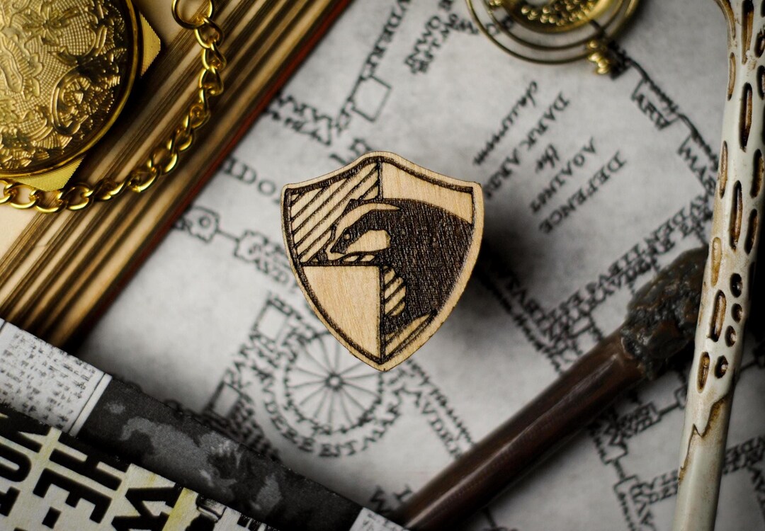 Harry Potter Inspired House Badger Pin | Wizard and Witch Brooch ...