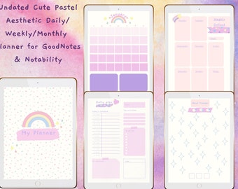Goodnotes Digital Daily Planner Weekly Planner Monthly - Etsy