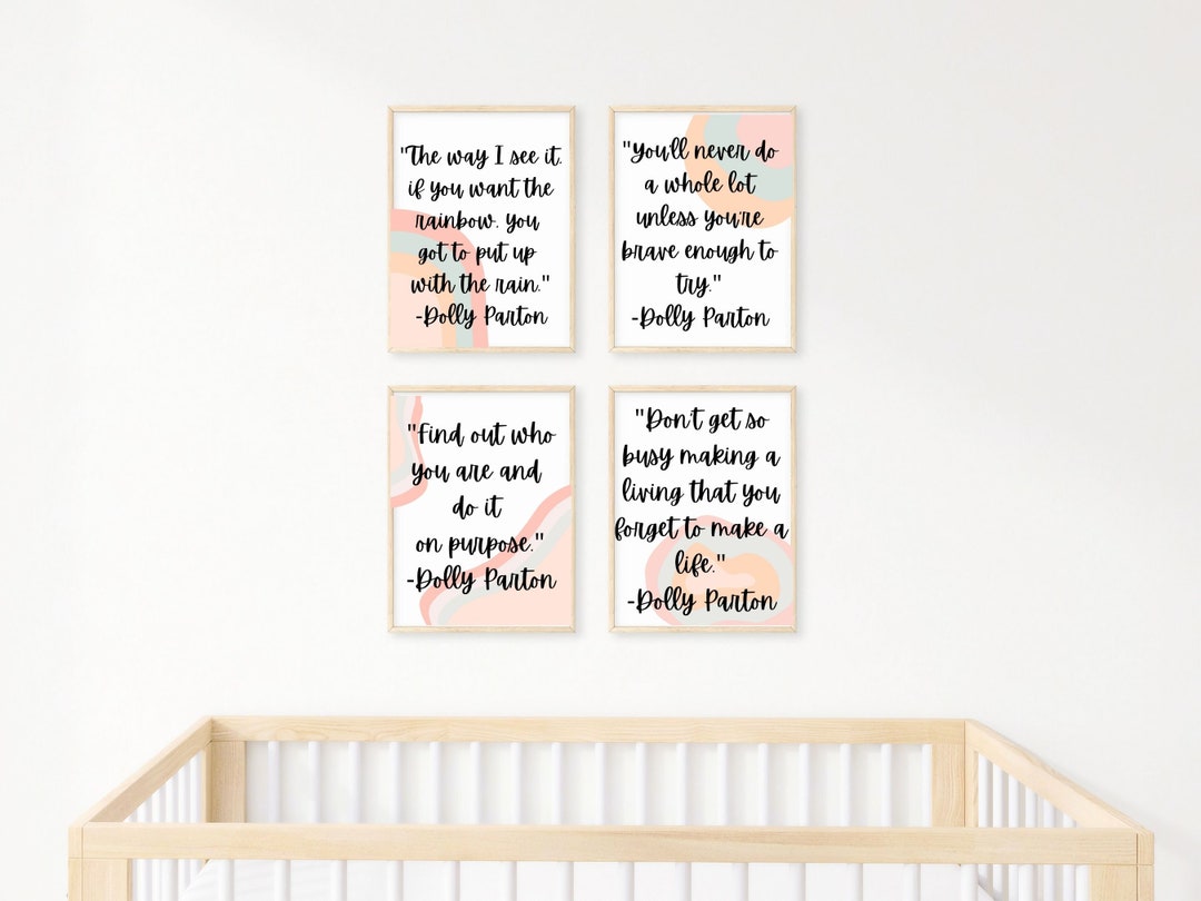 Dolly Parton Quotes Bundle Printable Wall Art PDF - Etsy