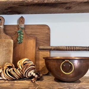 Vintage L. Lecellier Villedieu France Copper Mixing Bowl - Etsy