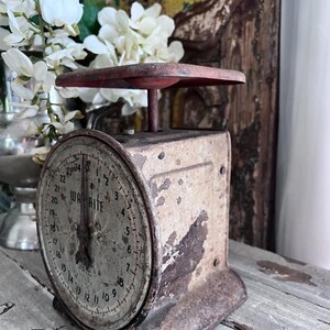 Vintage Rusty Primitive Scale - Etsy