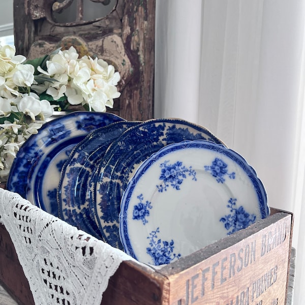 Flow Blue China - Etsy