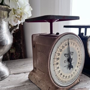 Antique Kitchen Metal Scale - Etsy