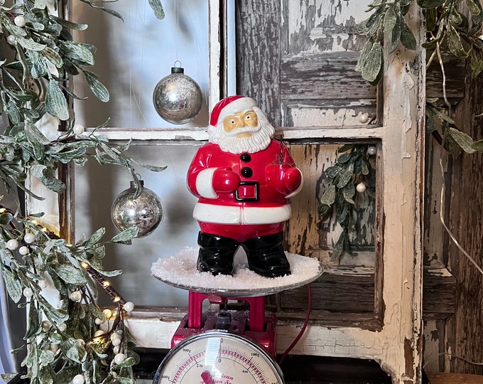 Vintage Royalite Royal Electric Light up Hard Plastic Santa Blow-mold ...
