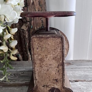 Vintage Rusty Primitive Scale - Etsy