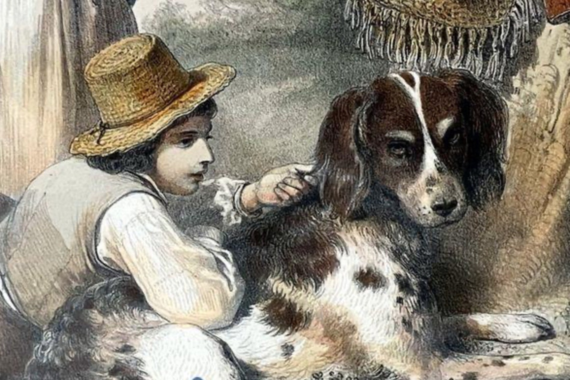 Antique French Colored Lithograph Framed - Etsy