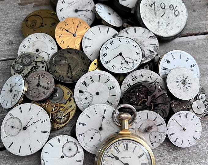 Antique ~ Vintage Pocket Watch Collection - Etsy