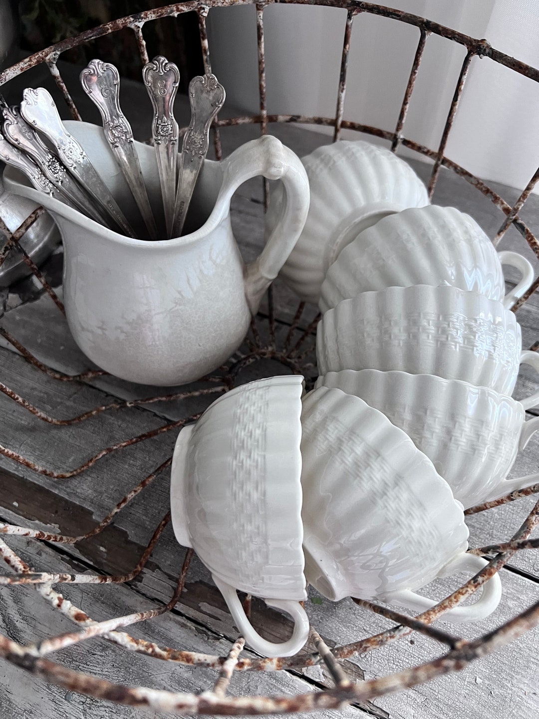 Vintage Collection of English Tea Cups - Etsy