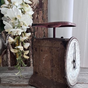 Vintage Rusty Primitive Scale - Etsy