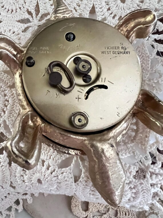 Antique Gold Plate Pocket Watch ~ Alarm Clock ~ Birdc… - Gem