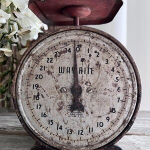 Vintage Rusty Primitive Scale - Etsy