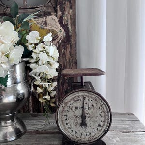 Vintage Rusty Primitive Scale - Etsy