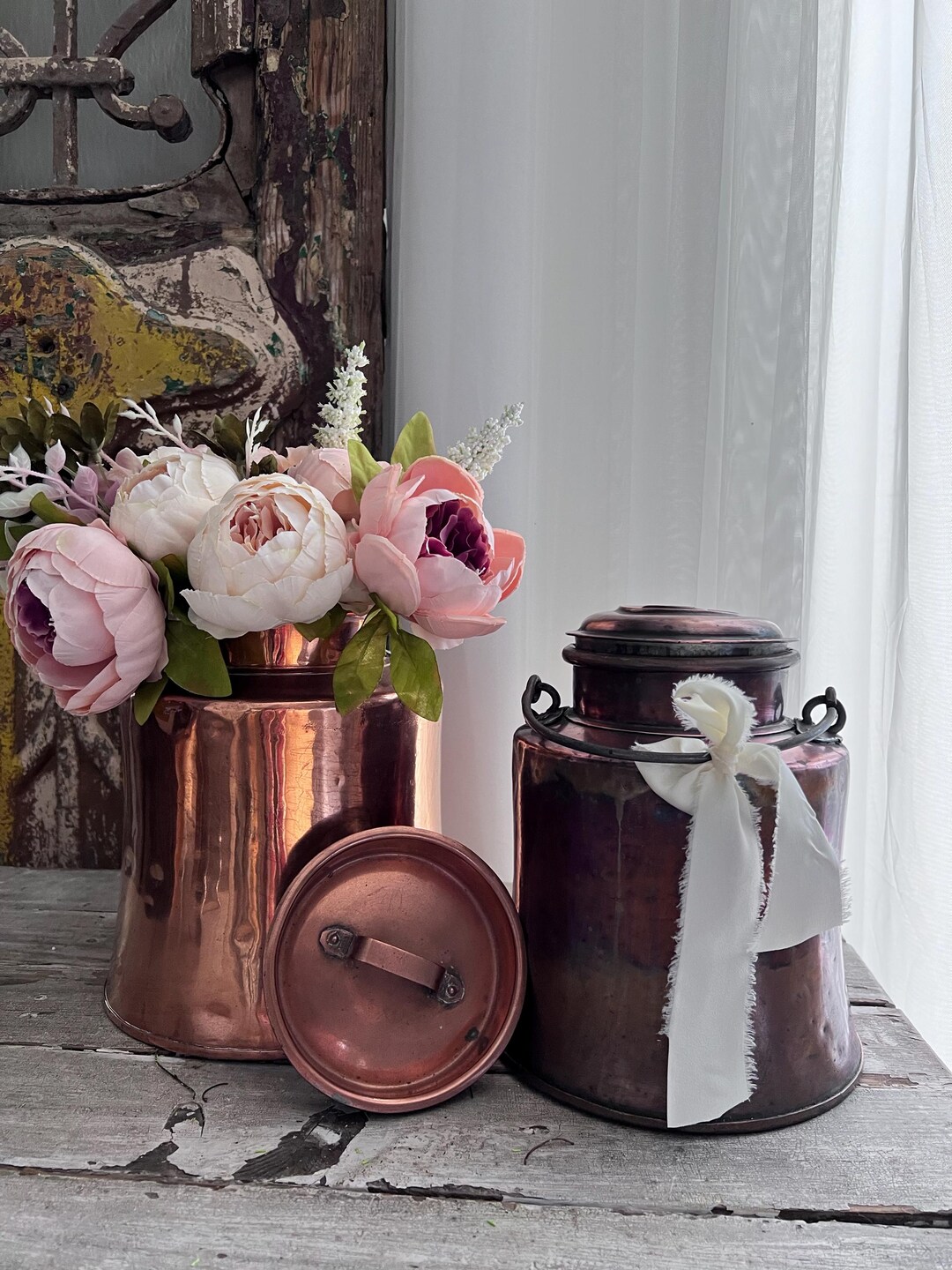 Antique European Copper Milk Bucket - Etsy
