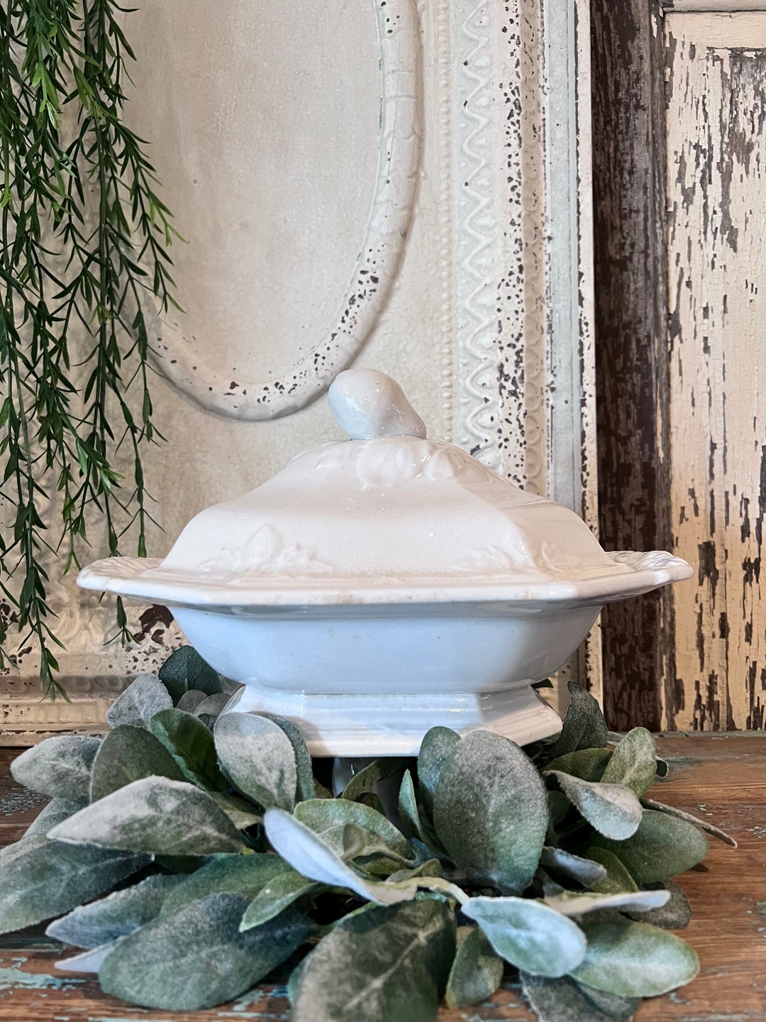 Antique Ironstone Tureen - Etsy