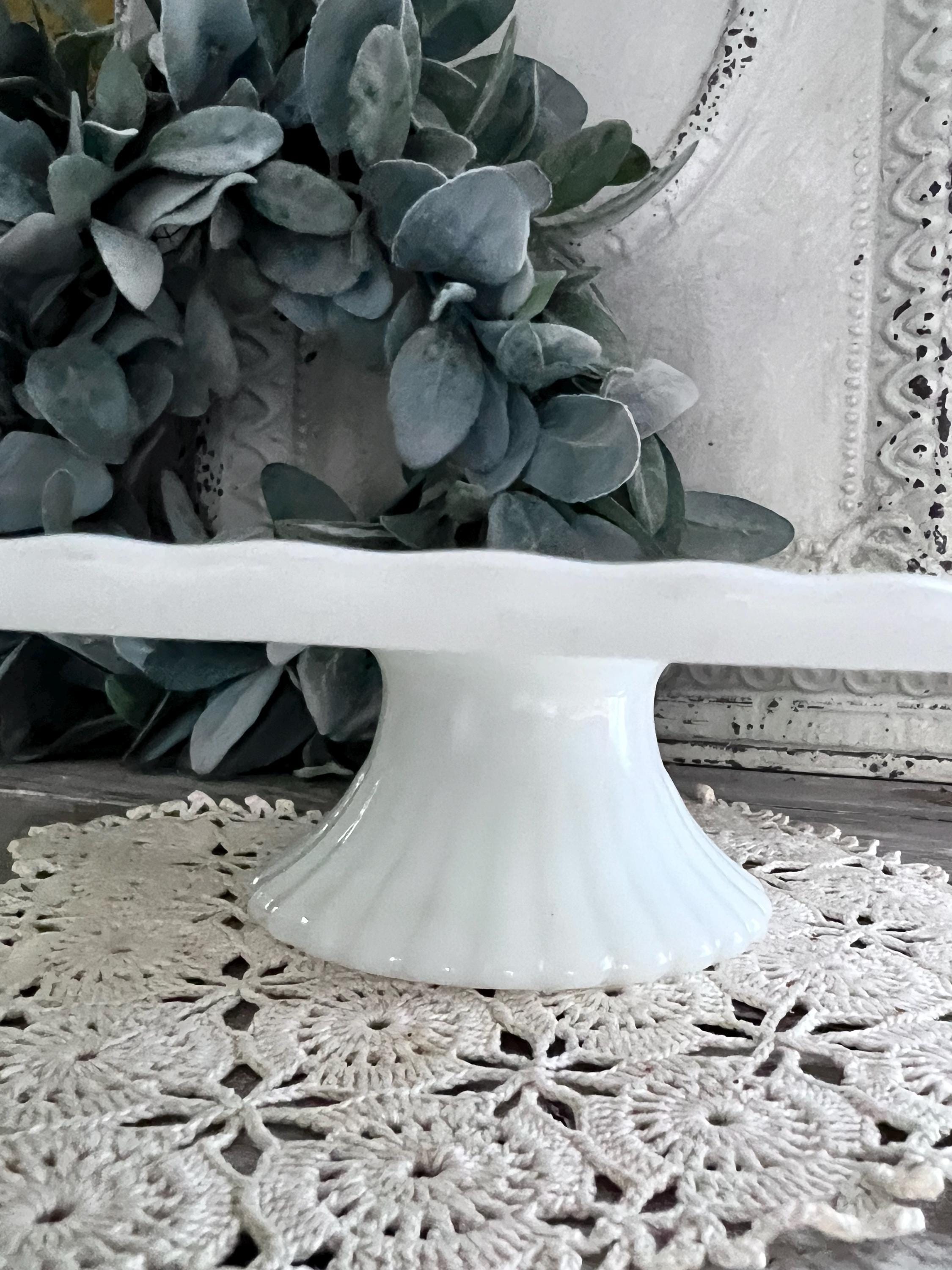 Vintage Milk Glass Top Shelf - Etsy