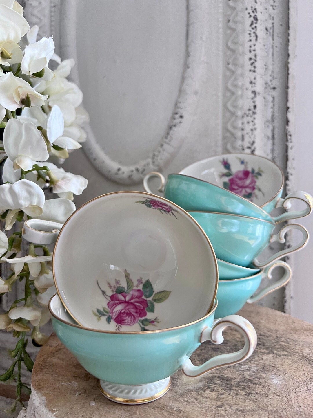 Vintage Gorgeous European Stackable Cups - Etsy