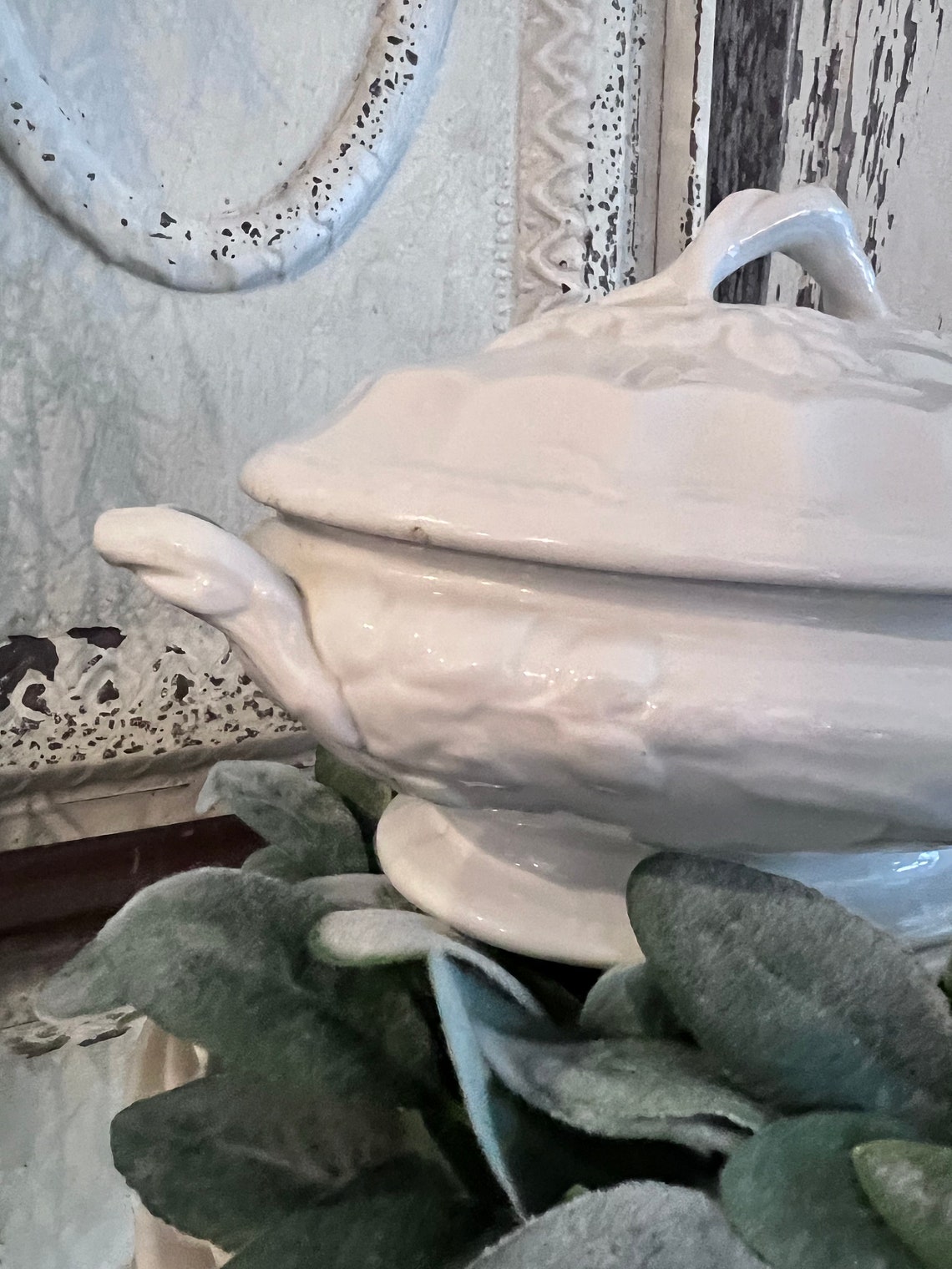 Antique Ironstone English Tureen With Lid - Etsy