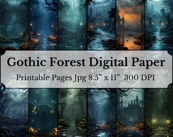 Forest Digital Paper Bundle 20 Forest Digital Paper Designs - Etsy
