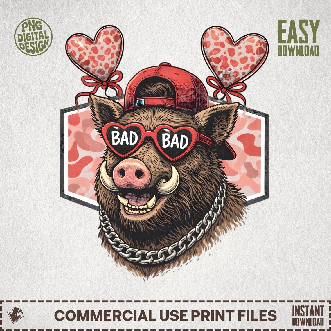 Hunting Fishing PNG Clipart, Wild Hog Art, Funny Animal Design, Cool ...