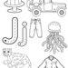 Alphabet Coloring Pages | English Letters Illustrations to Color | Fun ...