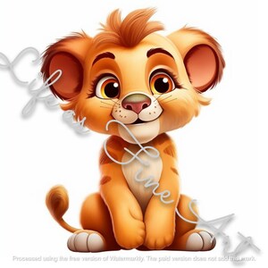 Cartoon Safari Animals Clipart Cute African Animals Cartoon Style, High ...