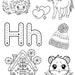 Alphabet Coloring Pages | English Letters Illustrations to Color | Fun ...