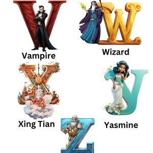 Fairy Tales Alphabet| Abc's Fairy Tales Characters| Magical Alphabet ...