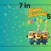 Happy Birthday Card Cartoon Style Printable - Birthday Party Card ...