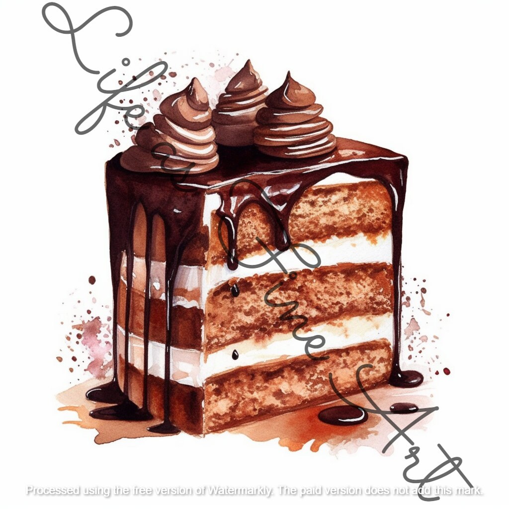 Chocolate Cake Clipart 20 Printable Images of Chocolate Cakes for ...