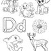 Alphabet Coloring Pages | English Letters Illustrations to Color | Fun ...