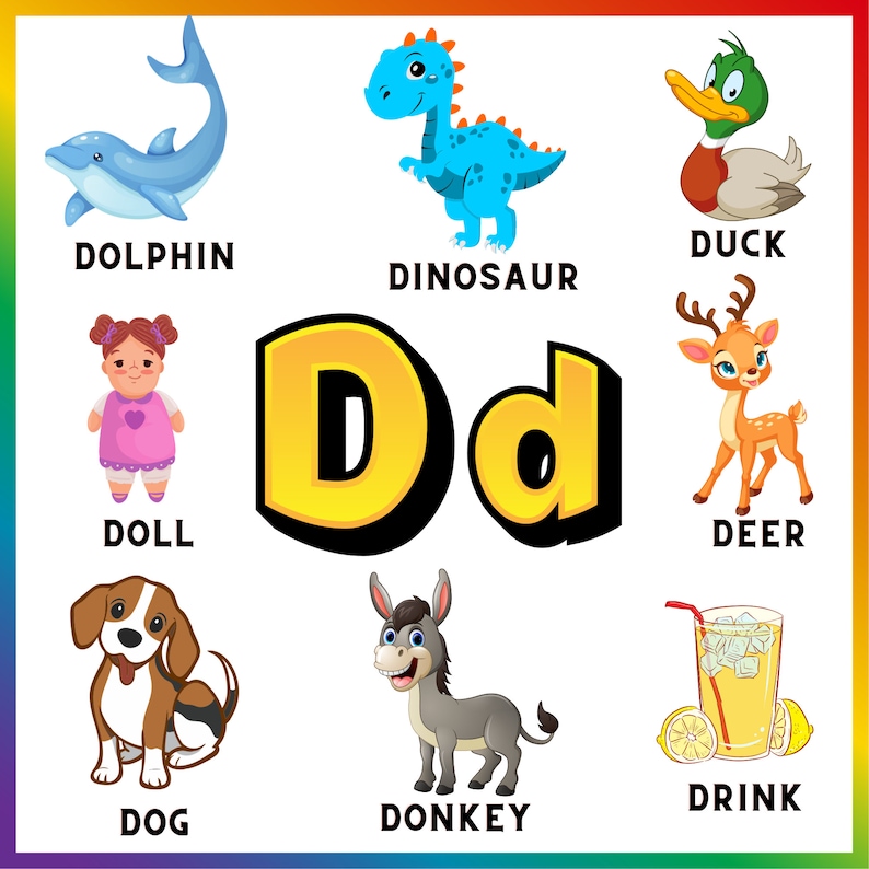 Alphabet Flashcards for Kids | Learning English Alphabet Colorful Flash ...