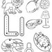 Alphabet Coloring Pages | English Letters Illustrations to Color | Fun ...