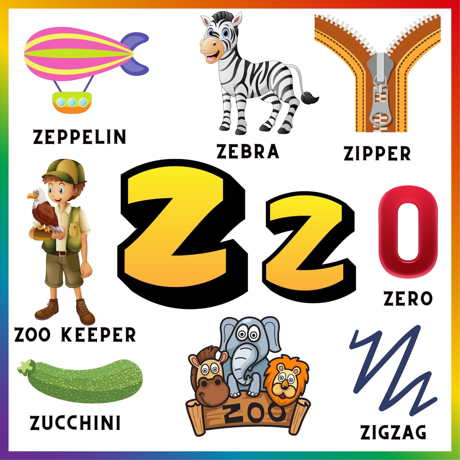 Alphabet Flashcards for Kids | Learning English Alphabet Colorful Flash ...