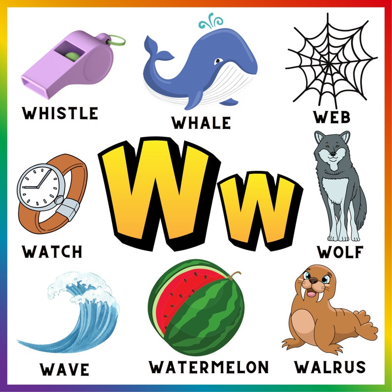 Alphabet Flashcards for Kids Learning English Alphabet Colorful Flash ...